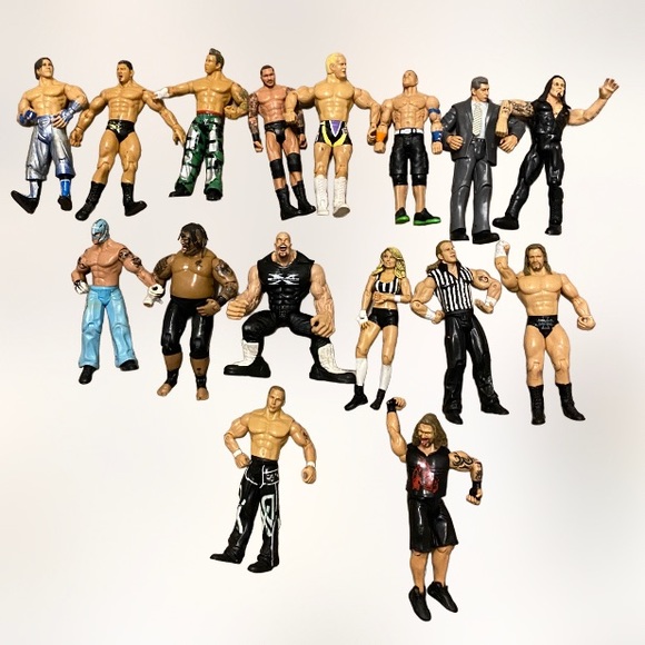 WWE | Toys | Vtg And Y2k Wrestling Figure Lot Bundle Of 6 Jakks Pacific ...